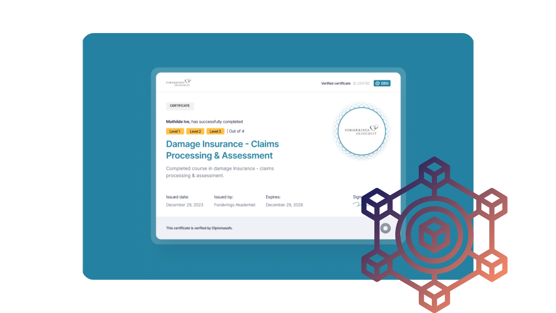 Blockchain for digital certificates | Diplomasafe